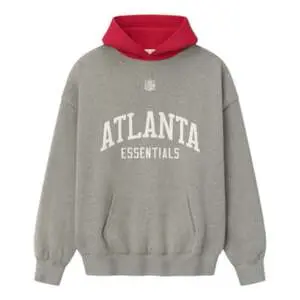 Fear Of God Fear Of God Essentials Falcons Hoodie Dark Heather/red
