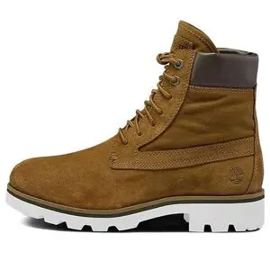 Timberland Raw Tribe 6 Inch Wide-fit Boot 'brown - Brown/white