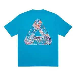 PALACE Fw21 Tri-sticker Pack Logo T-shirt - Blue