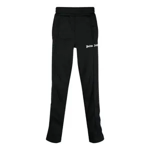 Palm Angels Fw22 Classic Track Pant 'black White - Black/white