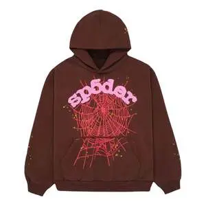 SP5DER Web Hoodie - Brown