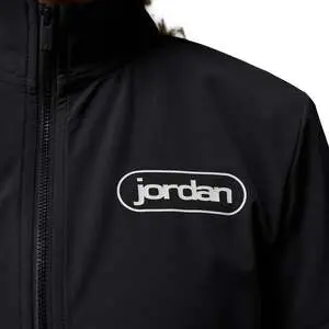 JORDAN Brk Short Sleeve Full-zip Graphic Top - White/black