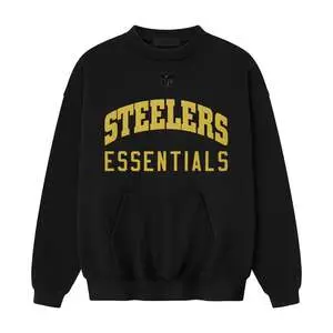 Fear Of God X Nfl Pittsburgh Steelers Sport Crewneck - Black