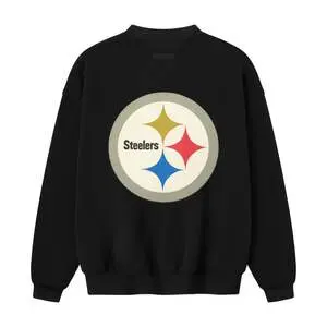 Fear Of God X Nfl Pittsburgh Steelers Sport Crewneck - Black