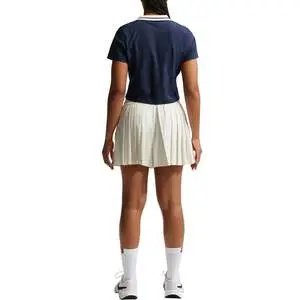 Nike Court Collection Dri-fit Cropped Polo - Midnight Navy/sail