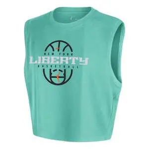 Nike New York Liberty Wnba Authentic Cropped T-shirt