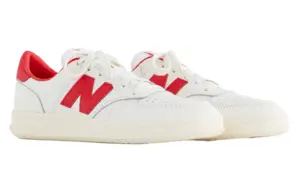 NEW BALANCE X Aime Leon Dore T500 Sneakers - White/red