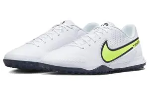 Nike Tiempo Legend 9 Academy Tf Athletic Sneakers - White/volt/blackened Blue