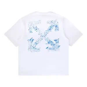 Off-White Paint Splatter Arrow Diag Fit T-shirt - White