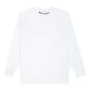 Palm Angels Classic Logo Long-sleeve T-shirt - White/black