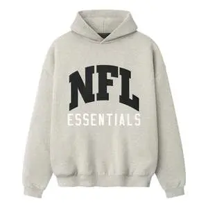 Fear Of God Fear Of God Essentials X NFL Sport Hoodie Heather Stone