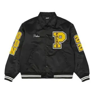PALACE Fw22 Satin Varsity Jacket - Black