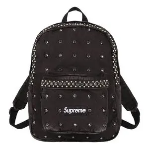 Supreme X B.b. Simon Denim Studded Backpack - Black