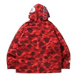 A BATHING APE Color Camo Shark Snowboard Down Jacket