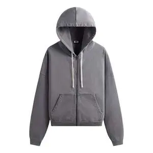 Kith Soft Brushed Terry Full Zip Hoodie - Influence