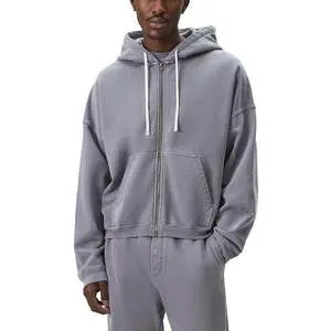 Kith Soft Brushed Terry Full Zip Hoodie