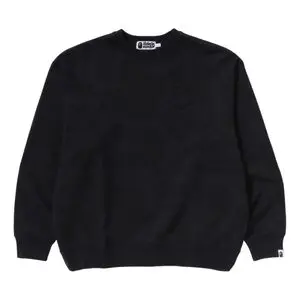 A BATHING APE Ink Camo Ape Head Badge Crewneck