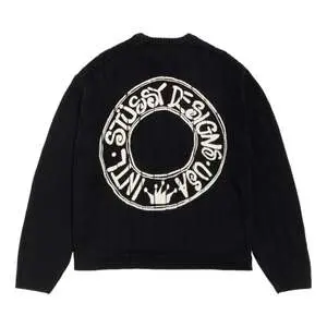 StÜssy Buana Logo Sweater - Black