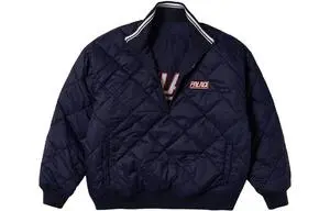 PALACE Reversible Quilted Sports Bomber Jacket - Navy