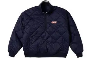 PALACE Reversible Quilted Sports Bomber Jacket - Navy