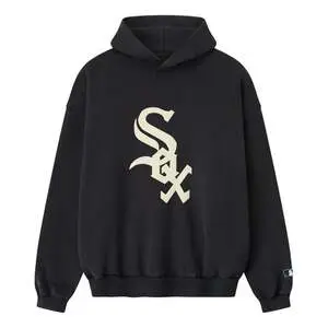 Fear Of God Fear Of God Essentials White Sox Sport Hoodie Black