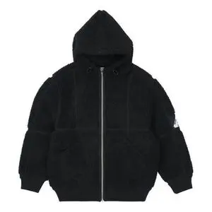 PALACE Sherpa Hooded Jacket - Black