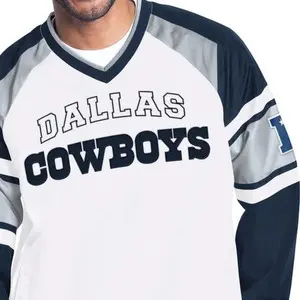 STARTER Dallas Cowboys Infield Play Raglan Pullover Jacket
