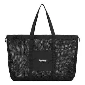 Supreme Mesh Tote Bag Ss25 - Black