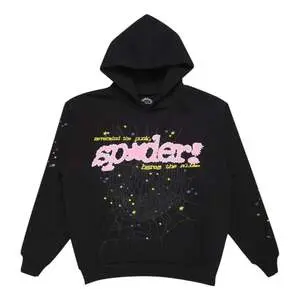 SP5DER P*nk V2 Hoodie - Black