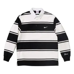 Supreme X Nike Stripe Rugby - Black