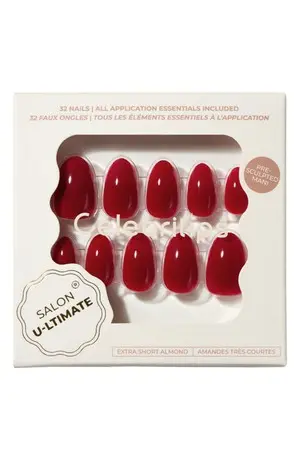 CELEBRITIPS Salon U-ltimate Extra Press-on Nails - Red Red