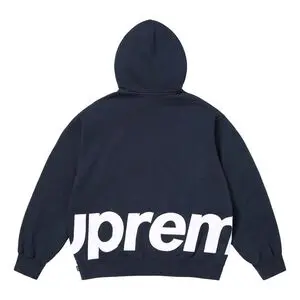 Supreme Big Logo Zip Up Hooded Sweatshirt