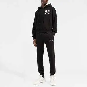 Off-White Hands Off Cotton Track Pants 'black