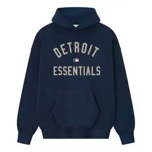 Fear Of God Fear Of God Essentials Tigers Sport Hoodie Midnight Navy
