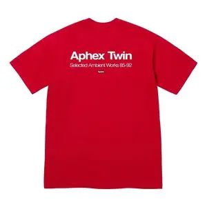 Supreme X Aphex Twin Ambient Works T-shirt - Red