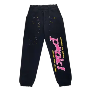 SP5DER P*nk Sweatpants 'black - Black/pink