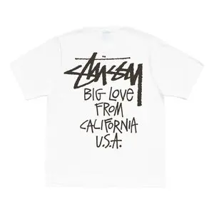 StÜssy Big Love T-shirt - White