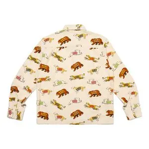 HUMAN MADE X Kaws Animal Patterned Shirt 'white