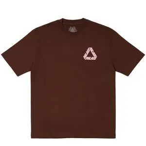 PALACE P-3 Outline T-shirt - Nice Brown