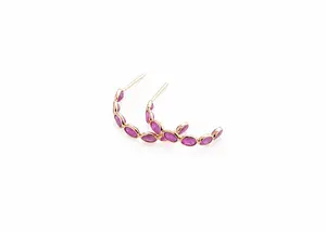 ZUVAN Crimson Elegance Earrings