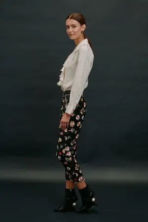 SKYLENCE Derling Embroidered Trousers