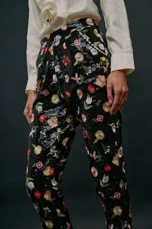 SKYLENCE Derling Embroidered Trousers