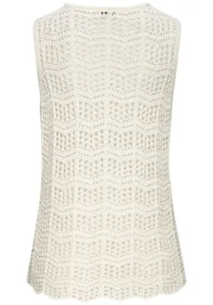 LASCANA Crochet Sleeveless Top