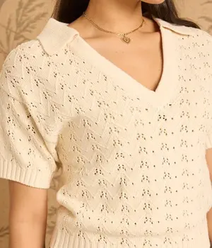 KNOWN SUPPLY Amelia Sweater - Pearl