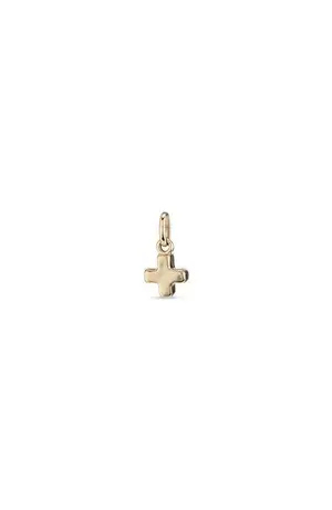 UNODE50 Plated Cross Charm - Gold