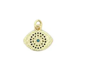 GEMINI JEWELRY Blue Evil Eye Charm Pendant
