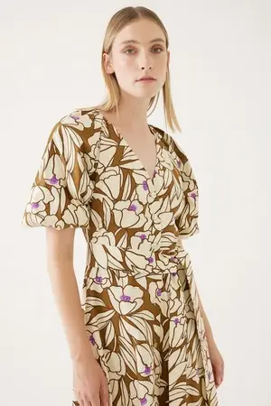 EXQUISE Bobo Midi Dress