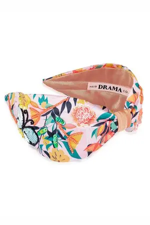 HAIR DRAMA CO. Tropical Bloom Knotted Headband