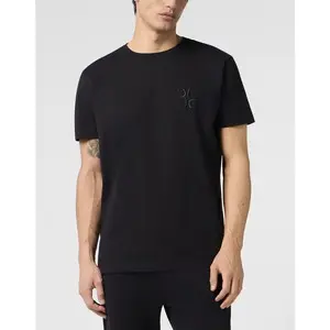 BILLIONAIRE Round Neck T-shirt Baroque - Black