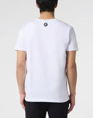 BILLIONAIRE Round Neck T-shirt Baroque - White